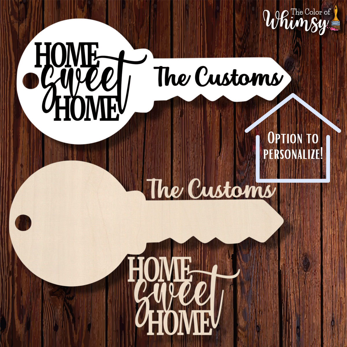 Home Sweet Home Layered Key - Option to Personalized – The Color of Whimsy