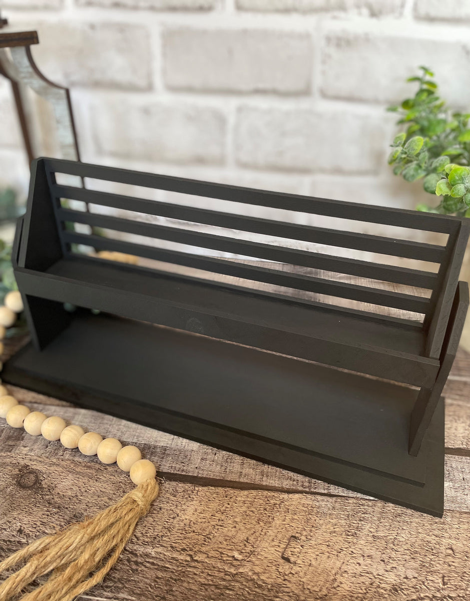 Raised Shelf Sitter Unfinished Wood Shape For Door Hanger or Sign and ...