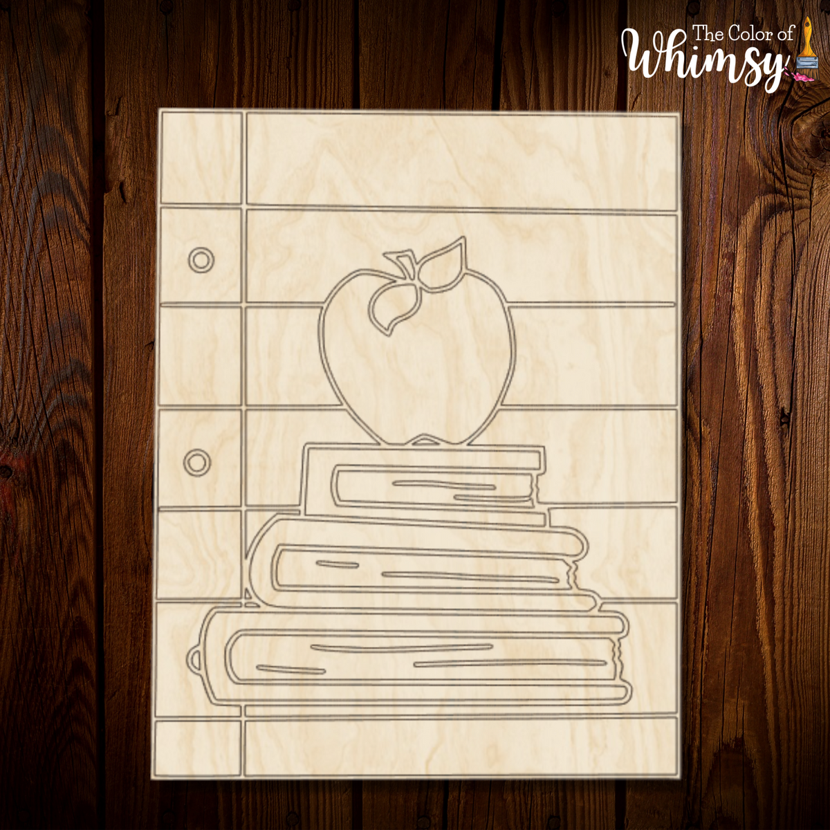 Back to School Paper Unfinished Wood Shape For Door Hanger or Sign and ...