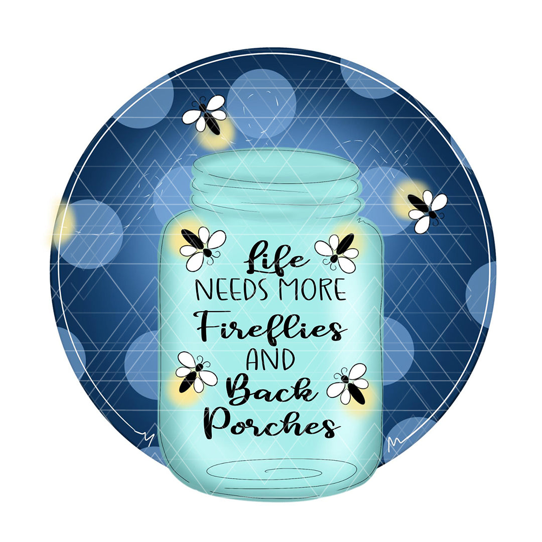 Fireflies and Back Porches Mason Jar Unfinished Wood Cut Out – The ...