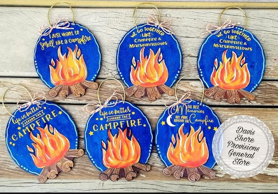 Campfire Wood Blank Sign Ready to Paint – The Color of Whimsy