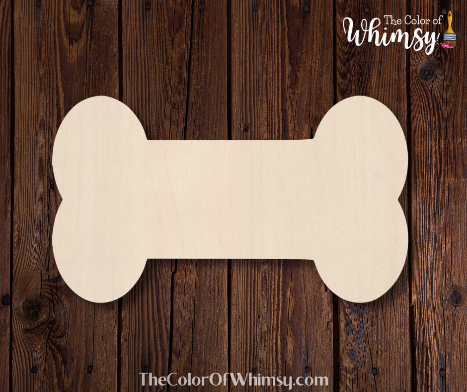 Dog Bone Unfinished Wood Shape For Door Hanger or Sign and Wreath ...